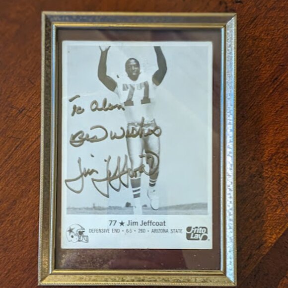 Other | Dallas Cowboys 77 Jim Jeffcoat Autograph | Poshmark